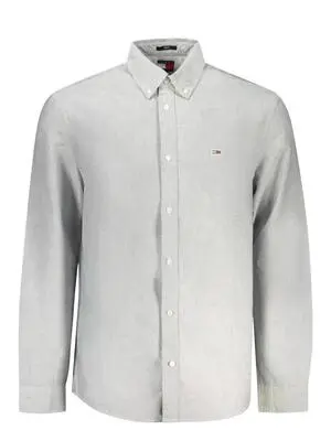 Tommy Hilfiger Logo-embroidered Shirt - Grey