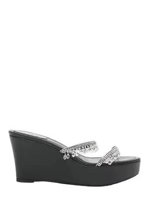RENE CAOVILLA 85mm Taylor Wedge Sandals
