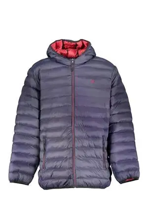 U.S. Grand Quilted Hooded Jacket - Blue