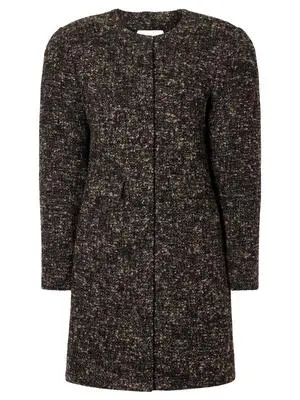 Magda Butrym Wool-bouclé Mini Dress - Brown