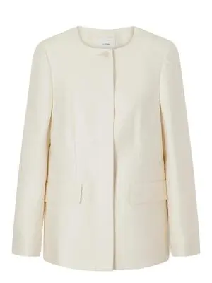 JOSEPH Myra Woven Blazer - Neutrals
