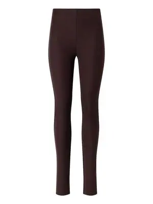 JOSEPH Coleman Stretch-jersey Skinny Pants - Brown