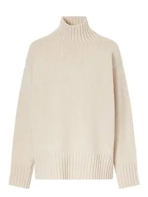 RÓHE Wool And Cashmere-blend Turtleneck Sweater - Neutrals