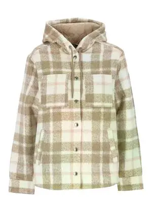 COLMAR Check-pattern Hooded Jacket - Neutrals