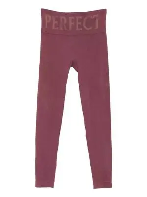 Perfect Moment Logo-waistband Ski Leggings - Red