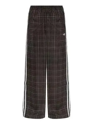 Adidas Check-pattern Track Pants - Brown