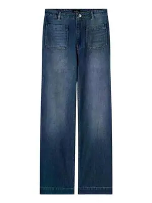 A.p.c. Victoria Straight-leg Jeans - Blue