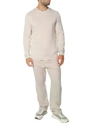 Ted Baker London Roll-edge Crew-neck Sweater Neutrals
