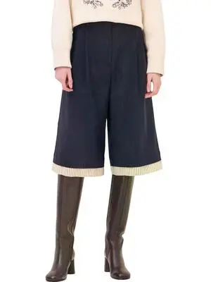 OTTOD'AME Pinstriped Shorts - Blue