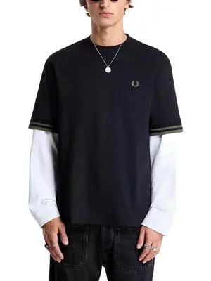 Fred Perry Crew-neck T-shirt - Black