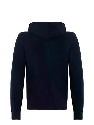 Fedeli Zip-up Cashmere Hoodie - Blue