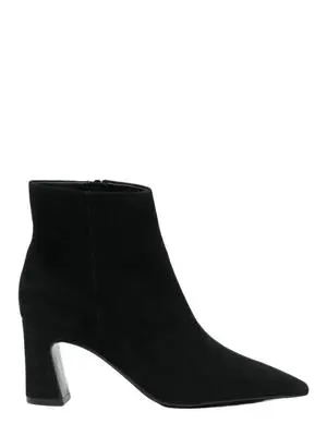BIBI LOU Saint Pointed-toe Suede Ankle Boots - Black