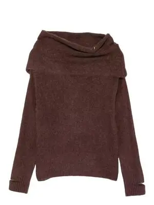 SIMONA CORSELLINI Safety-pin Sweater - Brown