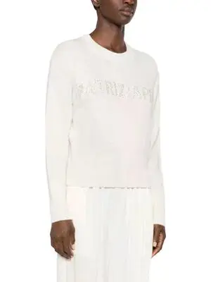 Patrizia Pepe Crew-neck Sweater - Neutrals