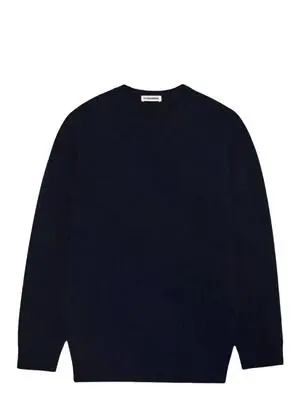 JIL SANDER Crew-neck Long-sleeve Sweater - Blue