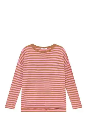 Malìparmi Striped Fine-knit Sweater - Brown