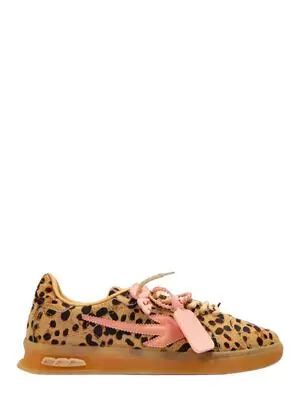 Off-White End Of Play Leopard-print Sneakers - Brown