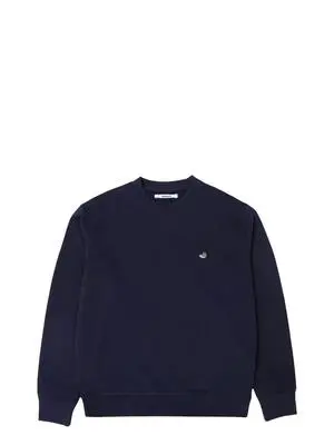 EDMMOND STUDIOS Duck-embroidered Sweatshirt - Blue