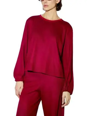 LIVIANA CONTI Elasticated-cuff Long-sleeve Sweater