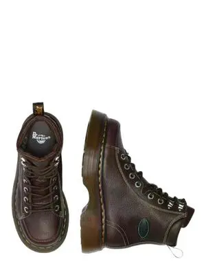 Dr. Martens Buzz 8-eye Leather Boots - Brown