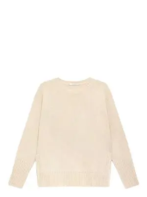 Malìparmi Ribbed-knit Crew-neck Sweater - Neutrals