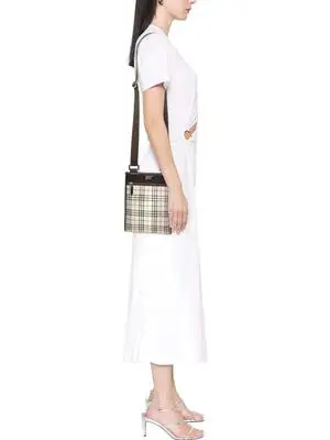 Burberry 2000-2017 House Check Canvas Crossbody Bag - Neutrals