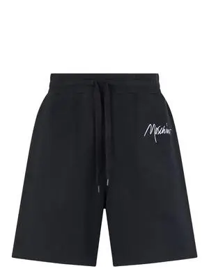 Moschino Logo-detail Drawstring Shorts - Black
