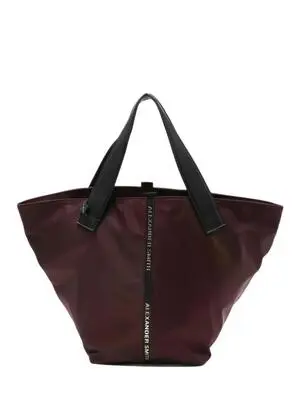 ALEXANDER SMITH Medium Lauren Tote Bag - Red