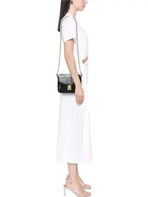 LOUIS VUITTON 2017 Shiny Epi And Monogram Reverse Mini Pochette Metis Satchel - Black