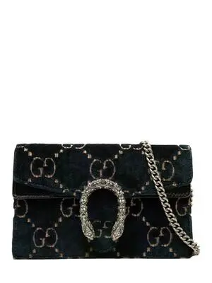 GUCCI 2000-2015 Mini Gg Velvet Dionysus Crossbody Bag