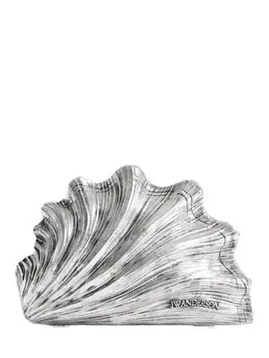 JW Anderson Shell Clutch Bag - Silver