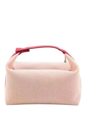 Hermès 2010-2026 Large Toile Bride A Brac Cabriole Case Vanity Bag - Orange