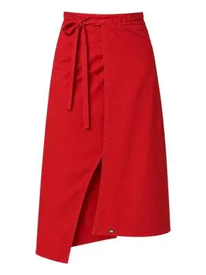 YOGI8APPAREL Silent Glam Wrap Skirt - Red