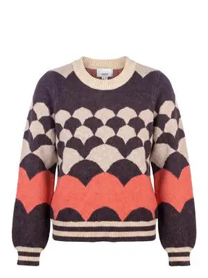 NOOKI DESIGN Mabel Knit Jumper - Chocolate Mix
