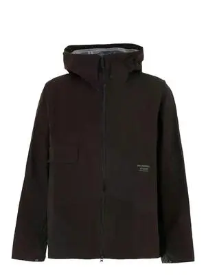 PAS NORMAL STUDIOS Hooded Logo-print Jacket - Brown
