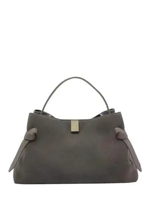 YUZEFI Gyoza Suede Clutch Bag