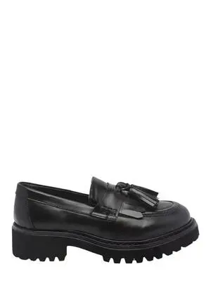 PAWELK'S Tassel-detail Chunky-sole Loafers - Brown