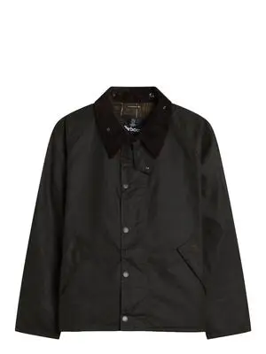 Barbour Os Transport Wax Jacket - Olive