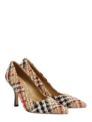 Burberry Check Boucle Pumps - Multicoloured