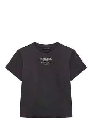 ANINE BING Shelley T-shirt Studio - Black