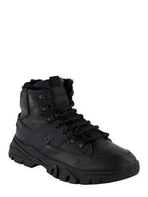 Bogner Shearling-lined Panelled Sneakers - Black