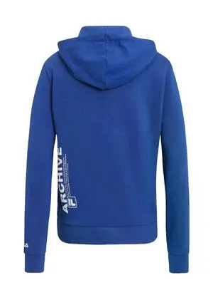 FILA Logo-print Drawstring Hoodie - Blue