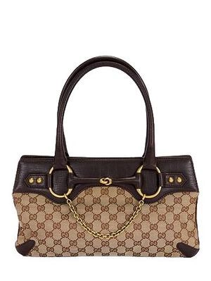 Gucci Horsebit Tote Bag - Brown