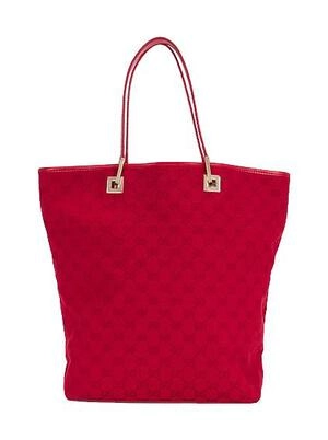 Gucci Gg Bucket Tote Bag - Red