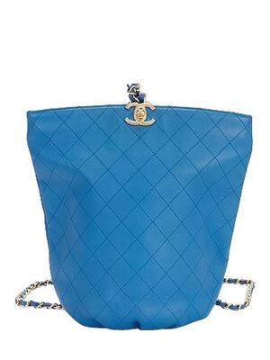 Chanel Calfskin Backpack - Blue