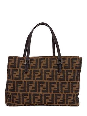Fendi Zucca Tote Bag - Brown