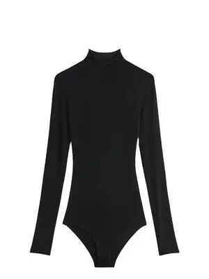 MAISON MARGIELA Long-sleeve Bodysuit - Black