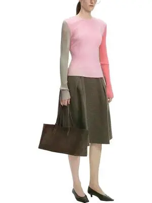 JNBY Matte Tote Bag - Brown
