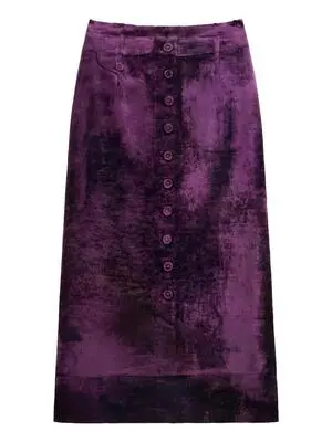 MAISON MARGIELA Fusion Button-front Midi Skirt