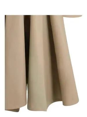 PATOU Belted Long-sleeve Trench Coat - Neutrals